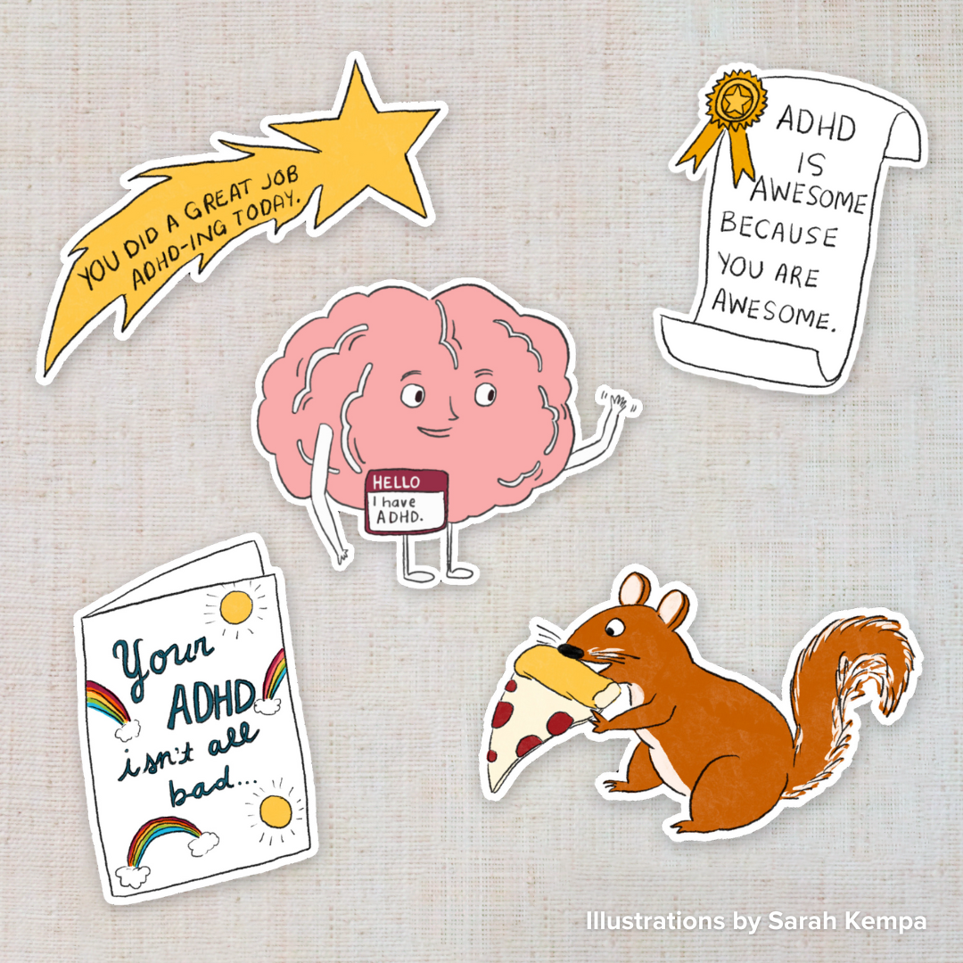 ADHD Sticker Pack – Holderness Family Shop