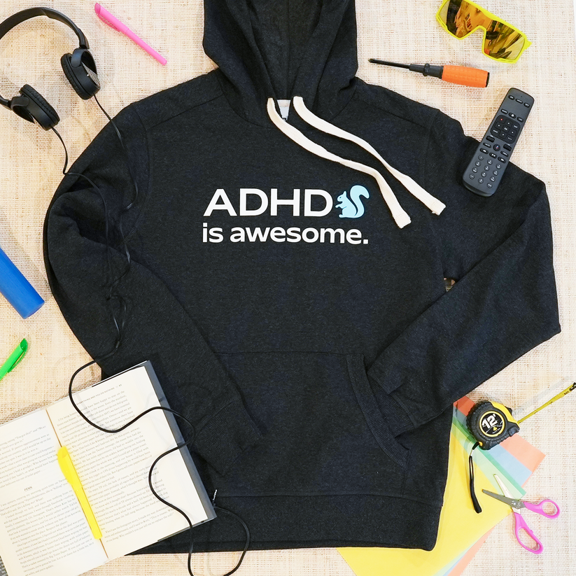 ADHD is Awesome Hoodie - 100% Recycled Fabric – Holderness Family Shop
